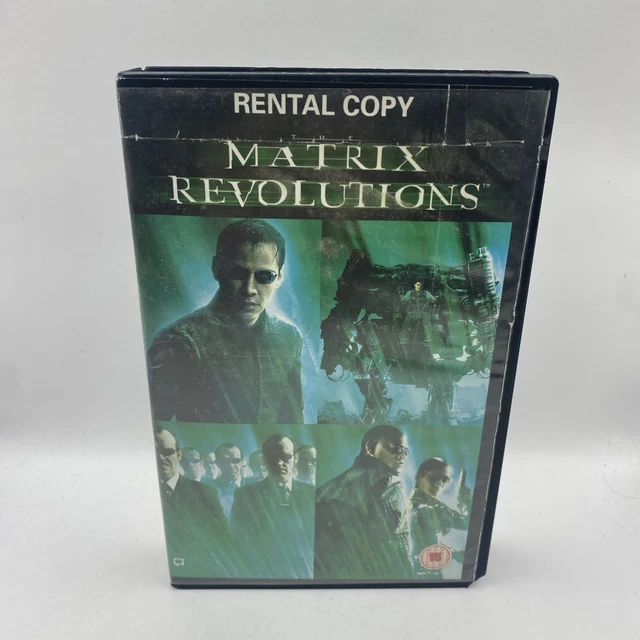MATRIX REVOLUTIONS (VHS, 2004) Big Box Ex Rental PAL Video Tape £14.95 ...