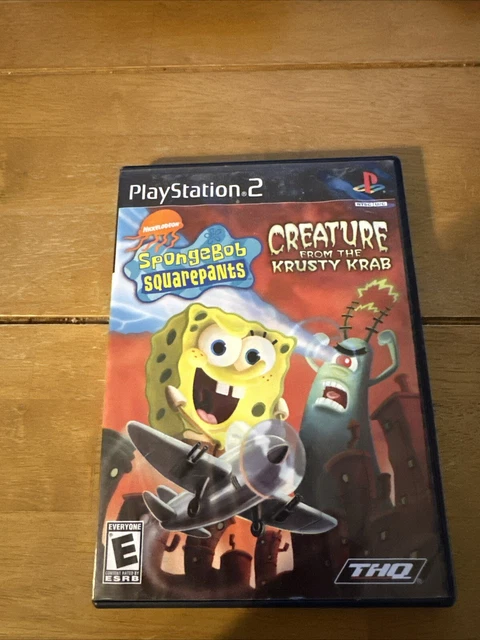 SPONGEBOB CREATURE FROM the Krusty Krab PS2 PlayStation 2 - Complete W ...