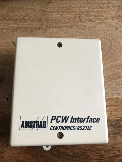 AMSTRAD PCW INTERFACE Centronics / RS232C Extremely Rare - Untested £39 ...