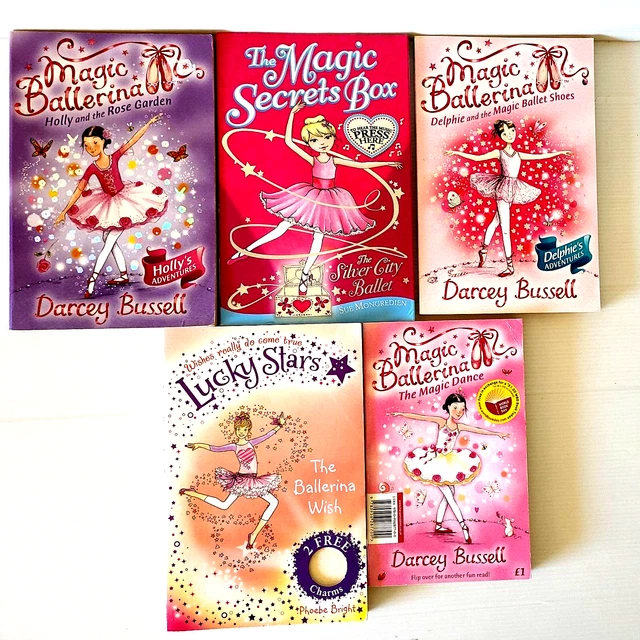 BALLERINA P/B BOOKS Bundle of 5 Ballerina Magic Wish Secrets Box Holly ...