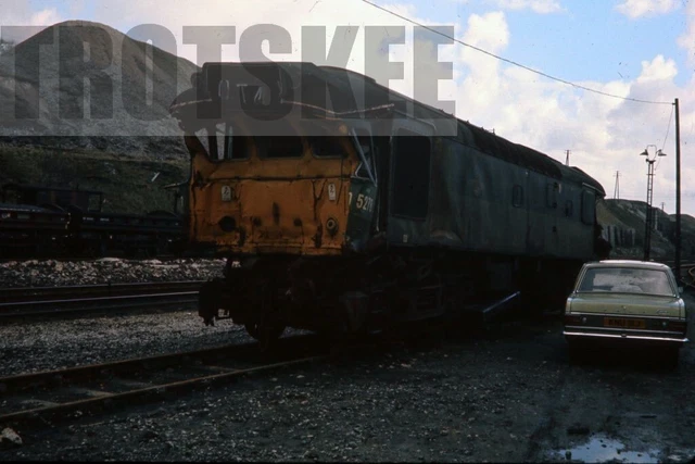 35MM SLIDE BR British Railways Diesel Loco Class 25 D5278 Peak Forest ...