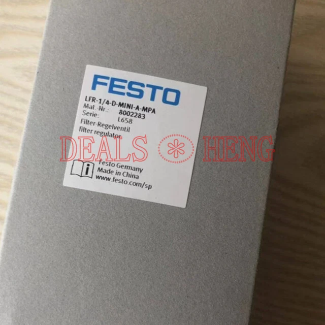 1 PIEZA VÁLVULA reductora de presión Festo LFR-1/4-D-MINI-A-MPA 8002283 Nuevo EUR 131,04 ...