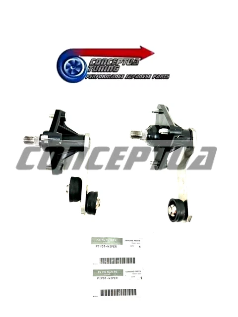 GENUINE NISSAN PIVOT Assy Wiper Arm Set 1 & 2 - For S13 200SX CA18DET ...