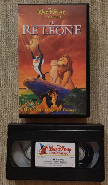 IL RE LEONE Vhs Vintage Walt Disney I Classici Ottobre 1995 Italiano ...