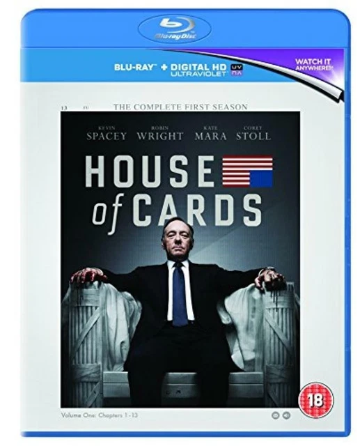 HOUSE OF CARDS - Season 1 Blu-ray New Kevin Spacey 2015 Free UK P&P Top ...