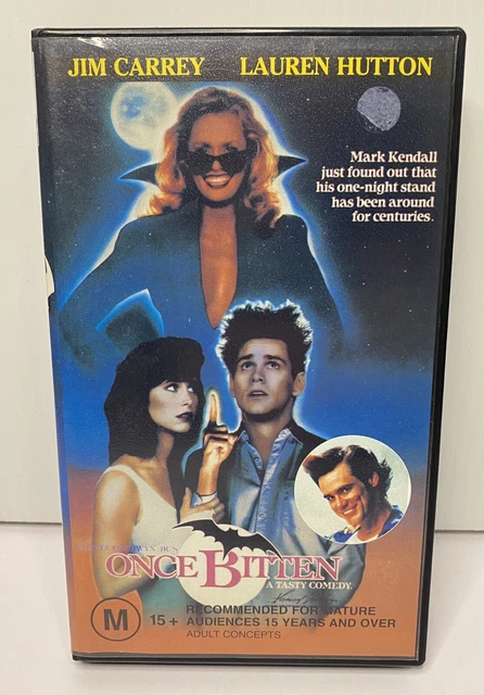ONCE BITTEN VHS A Young Jim Carrey & Lauren Hutton Force Video House ...