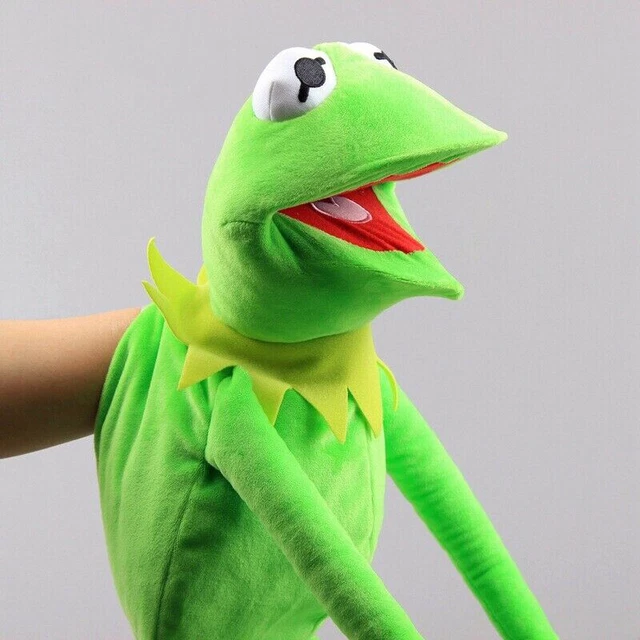 60CM KERMIT THE Frog Hand Puppet Full Body Muppet Sesame Street Plush ...