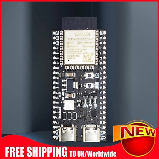 ESP32/ESP32-S3/ESP32-C3 ESP32 SCHEDA di sviluppo doppia tipo-C ESP32-C3-DevKitM-1 EUR 8,77 ...