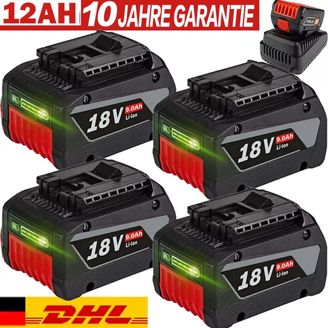 12.0AH AKKU FÜR Bosch 18V Akku 6AH Professional GBA GSR GSB BAT618 ...