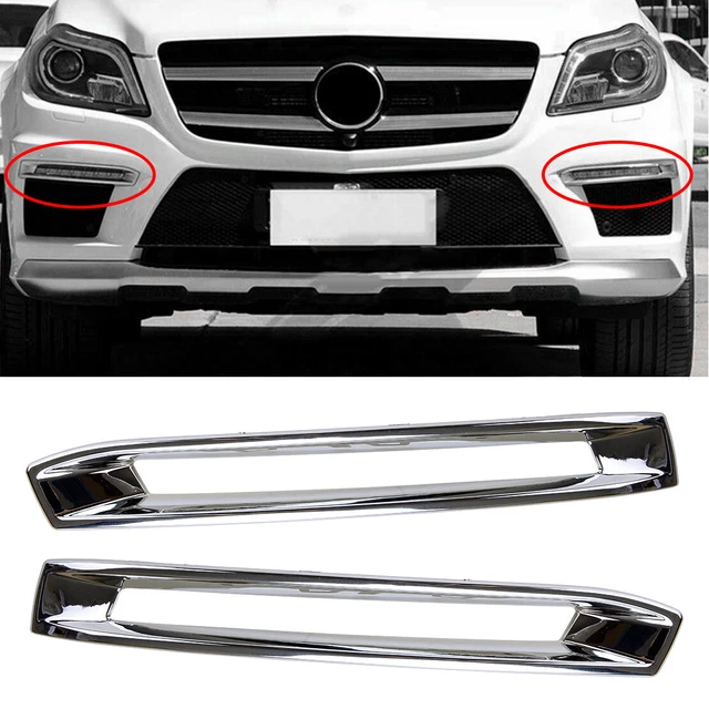 VORNE NEBELSCHEINWERFER RAHMEN Abdeckung für Benz X166 GL500 GL550 13 ...