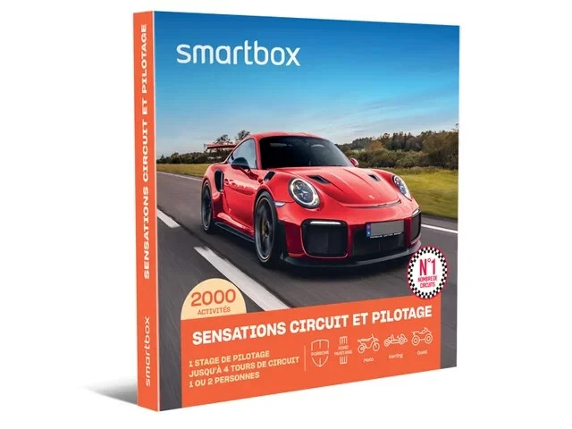 COFFRET SMARTBOX - Sensations circuit et pilotage - Valeur 49,90 euros ...