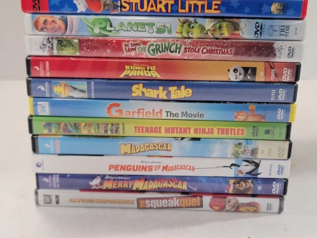 20 DVD KIDS Random Lot - Animated, Children &/or Family - DVDs ...