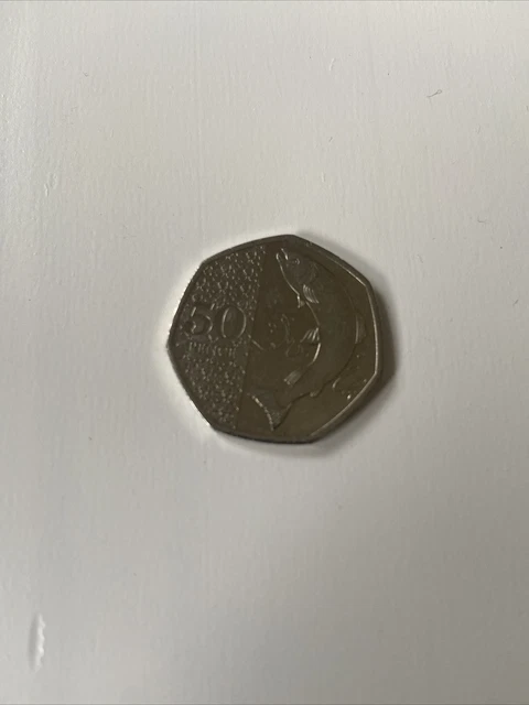 NEW KING CHARLES 2023 Atlantic Salmon 50p coin Uncirculated £15.00 ...