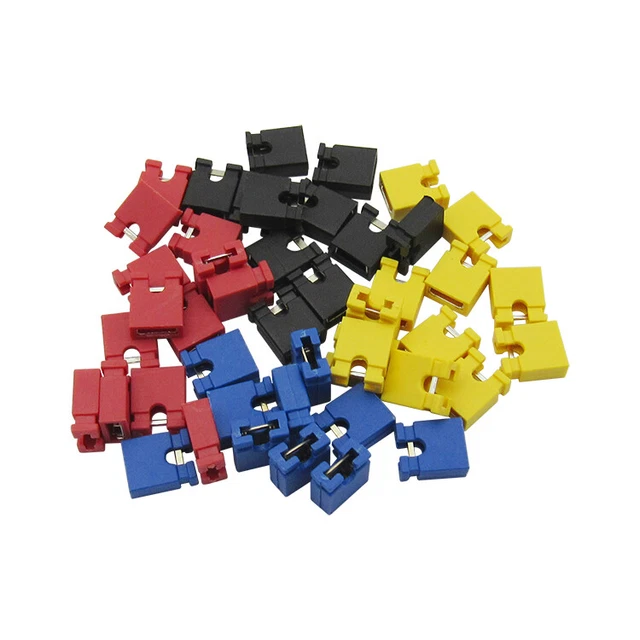 2.54MM PCB PIN Header Jumper Cap Short Shunt Links Motherboard Colorful ...