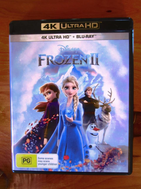 DVD 4K Ultra Hd Blu-Ray Disney Frozen Ii 2 Disc Set **Great** Must See ...