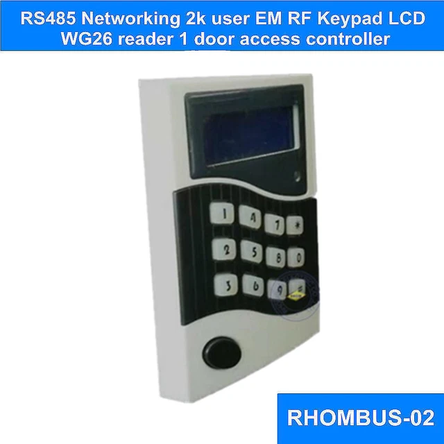 RS485 NETWORKING 2K User EM RF Keypad LCD WG26 reader 1 Door Sccess ...