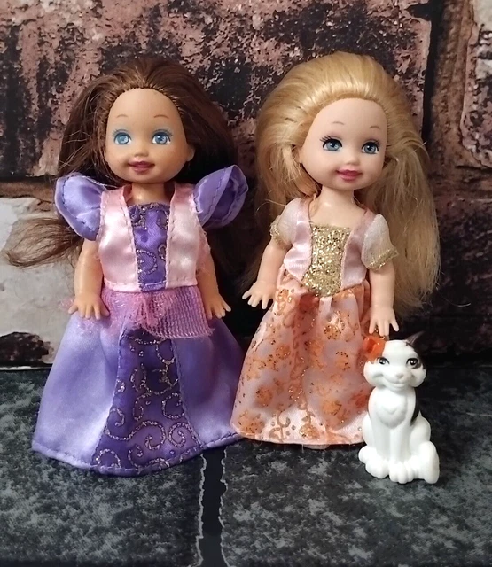 BARBIE KELLY DOLLS Adorable Little Princess Anneliese Erika Redressed ...