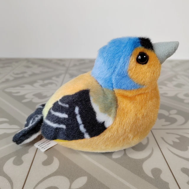 RSPB WILD REPUBLIC K&M Chaffinch Bird Singing Plush Soft Toy £13.95 ...