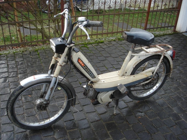 Peugeot 101 Kt Bj 1976 Mobylette Mofa Moped Original Fundzustand