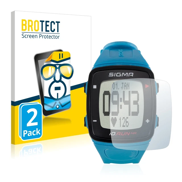 2X FILM PROTECTION Ecran pour Sigma iD Run HR Clair Protecteur EUR 3,99 ...