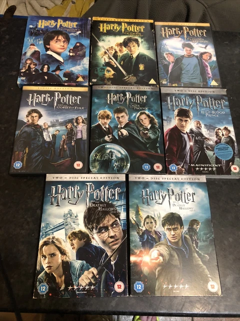 HARRY POTTER COMPLETE DVD Collection 8 Films All 2 Disc Special ...
