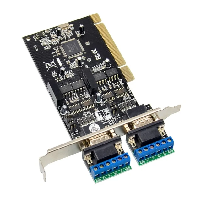 2 PORT ADAPTER PCI To RS422 RS485 Converter PCI Industrial ...