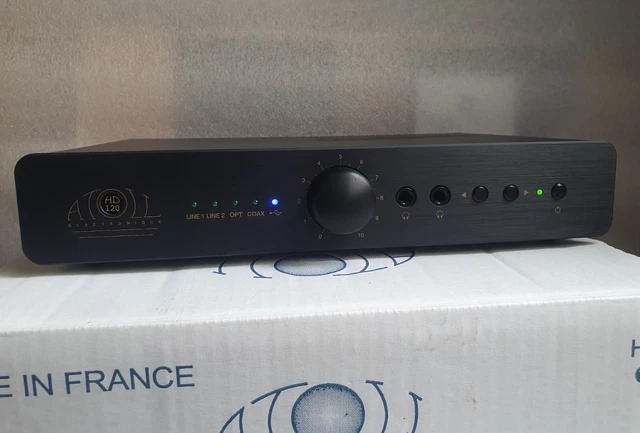 EXCELLENT ATOLL HD120 DAC PREAMP 32 bits 384 kHz headphone amplifier ...