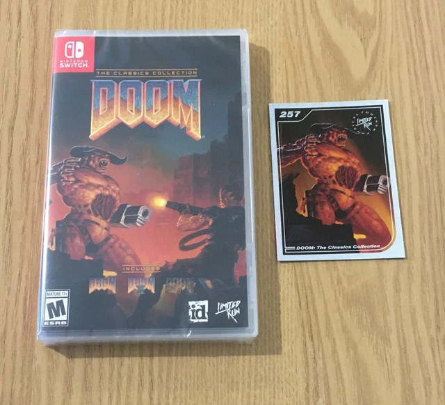 DOOM THE CLASSICS Collection ~ Limited Run Games #102 ~ Switch ~ New ...
