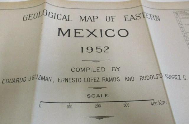GEOLOGICAL MAP OF Eastern Mexico - Soil Types - Black and White ...