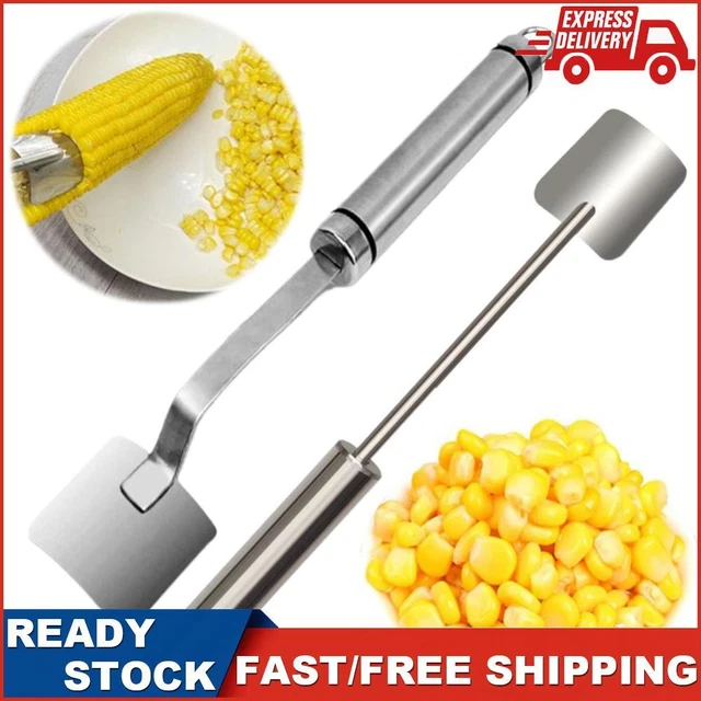 CORN COB STRIPPER Tool Stainless Steel Corn Kernel Remover Tool Kitchen ...