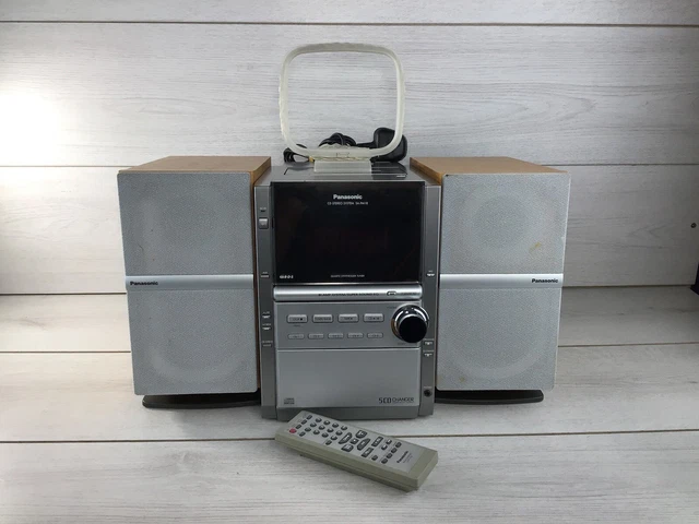 PANASONIC SA-PM28 140W Cambiatore/cassetta/radio giradischi sistema ...