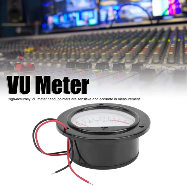 VU AUDIO METER Sensitive Retro VU Meter Header With Backlight Home £23.69 - PicClick UK