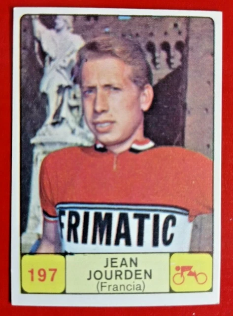JEAN JOURDEN, N.197 * Carte Panini Collection Campioni Dello Sport 1968 ...