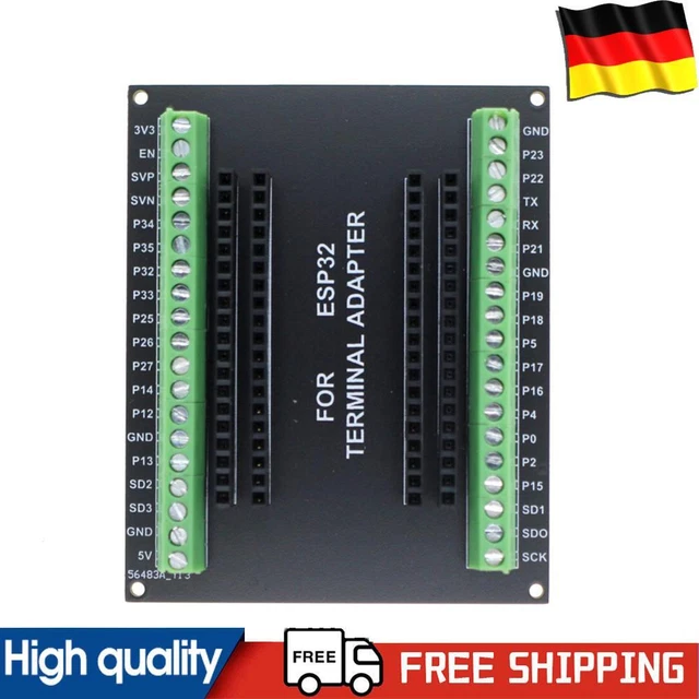 SCHEDA DI ESPANSIONE ESP32 Modulo CP2102 Chip NodeMCU-32S Lua 38Pin ...