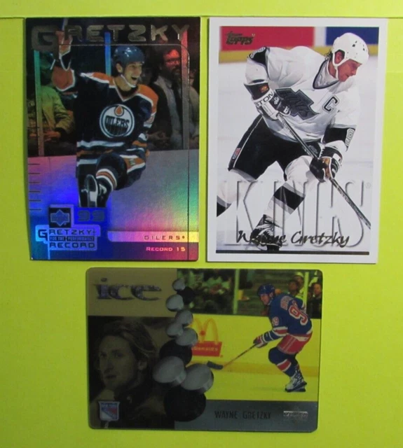 LOT *WAYNE GRETZKY - #99* NHL Hockey Cards *OILERS *LA KINGS *NY ...