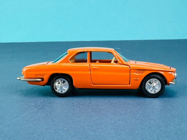 NO. 115 JOAL Miniaturas 1:43 ISO RIVOLTA Coupé GT ORANGE 515 Politoys-M ...