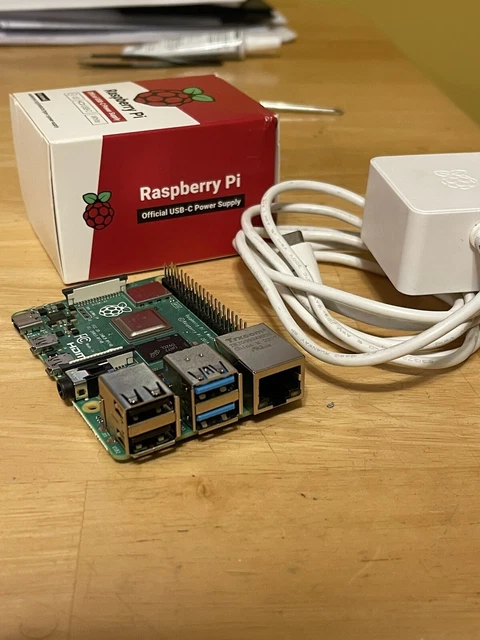 RASPBERRY PI 4 8GB RAM Single Board Computer - RPI4-MODBP-8GB W/power ...