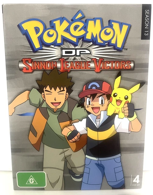 POKEMON - DIAMOND & Pearl Sinnoh League Victors : Season 13 (DVD, 2011 ...