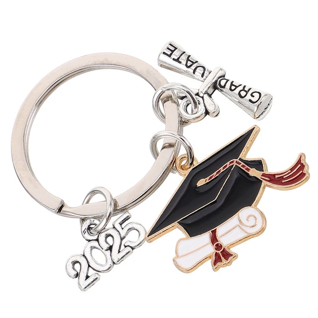 2025 GRADUATION CAP Keychain Class Of 2025 Graduation Keepsake Key Ring ...