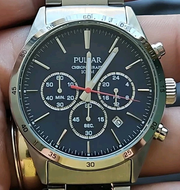 GENUINE PULSAR BY Seiko CHRONOGRAPH VD53-X001 GENTS WATCH £59.99 ...
