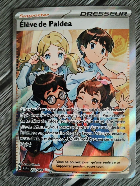 CARTE POKÉMON ELÈVE de Paldea 230/091 - FA EV4.5 PAF - Destinées à Paldea - FR EUR 6,00 ...
