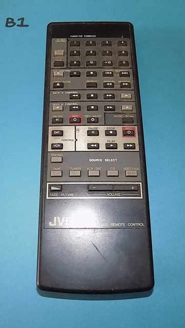 JVC HI-FI AUDIO System Remote Control RM-SE500 Tested Genuine Original ...