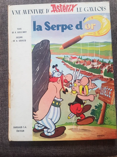 BD ASTERIX LA serpe d'or signé par Uderzo EUR 100,00 - PicClick FR