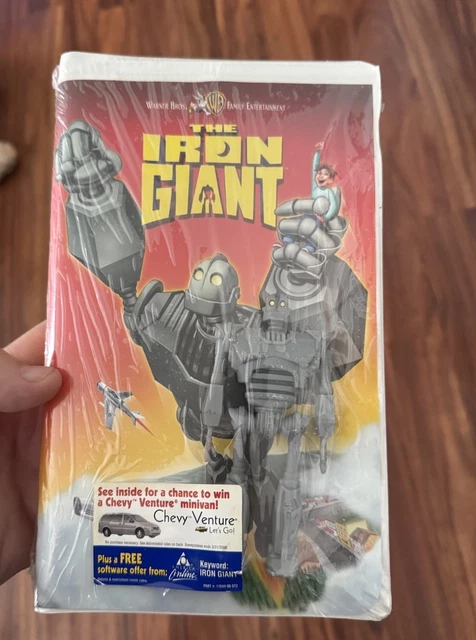 THE IRON GIANT (VHS, 1999) Warner Bros. Clam Shell - Brand New/Sealed w ...