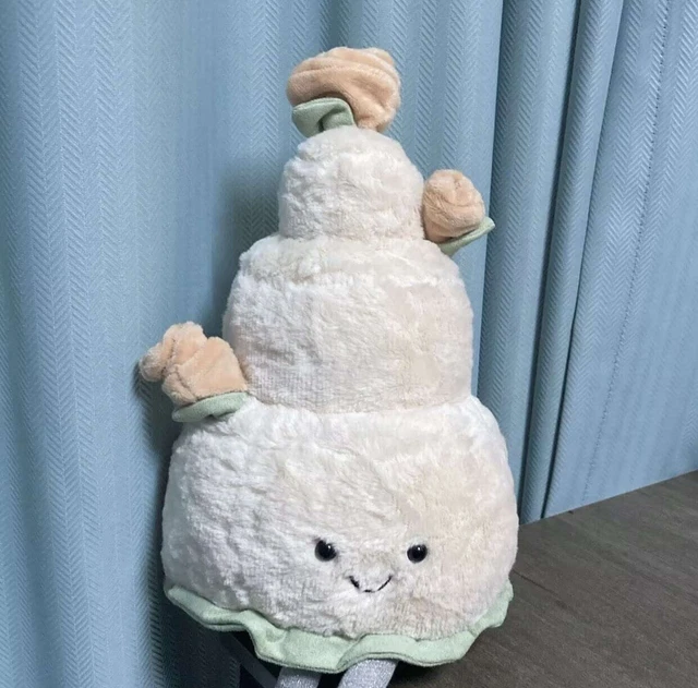 JELLYCAT AMUSEABLES GREEN Apple Plush Soft Toy Small Washable Flower ...
