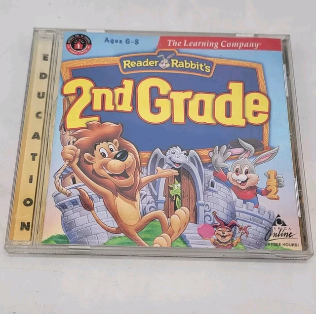 THE LEARNING COMPANY Reader Rabbit's 2nd Grade for PC Windows 95/ Mac ...