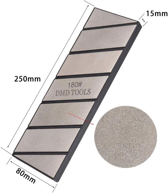 DIAMOND SHARPENING STONE Diamond Flattening Stone Lapping Plate Single ...
