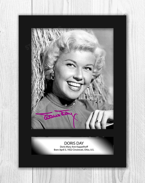 DORIS DAY A4 signed mounted photograph picture poster Choice of frame £ ...