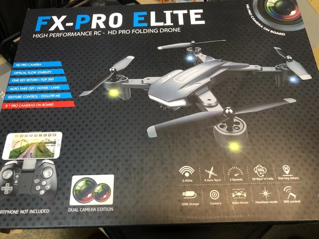 DRONE X-PRO ELITE Hd Pieghevole Quad Drone. Fly Immediatamente Fuori ...