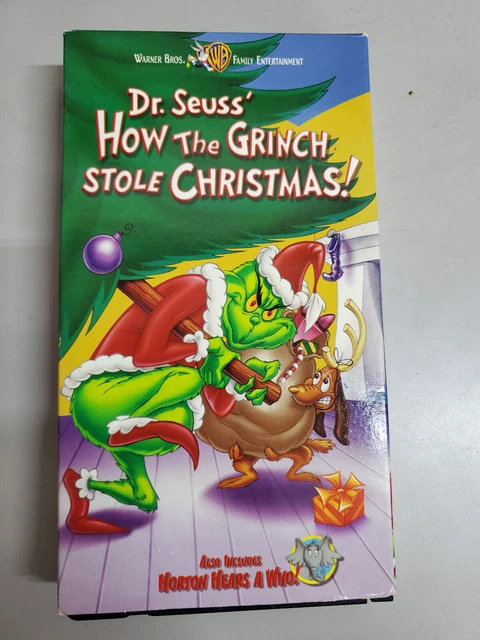 DR SEUSS’ HOW The Grinch Stole Christmas Warner Bros Entertainment (VHS ...